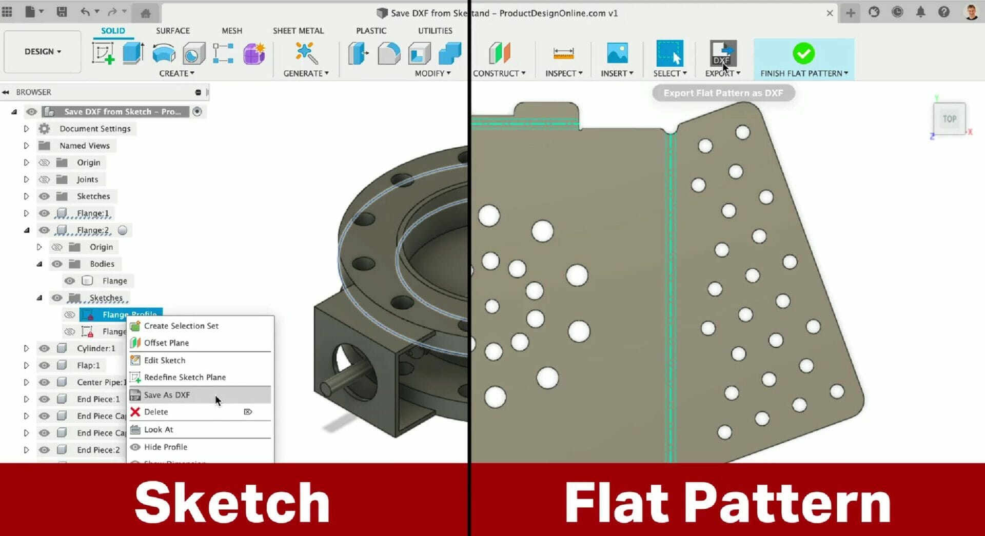 4 Ways To Export A DXF From Fusion 360 SendCutSend