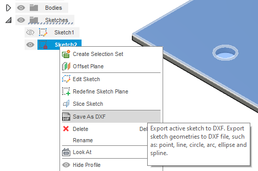 How to export DXF from the free version of Fusion? - SendCutSend