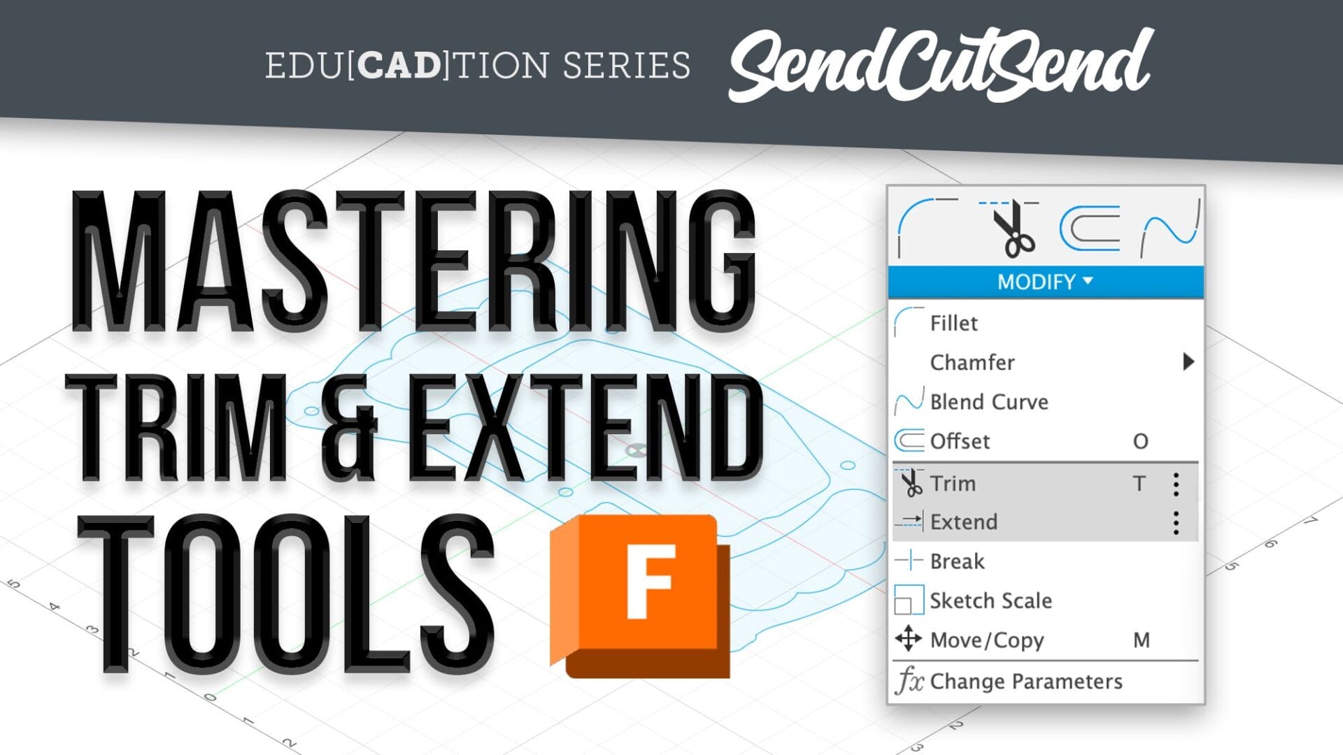 How to Use Construction Lines, Patterns, Trim, and Extend in CAD | SendCutSend